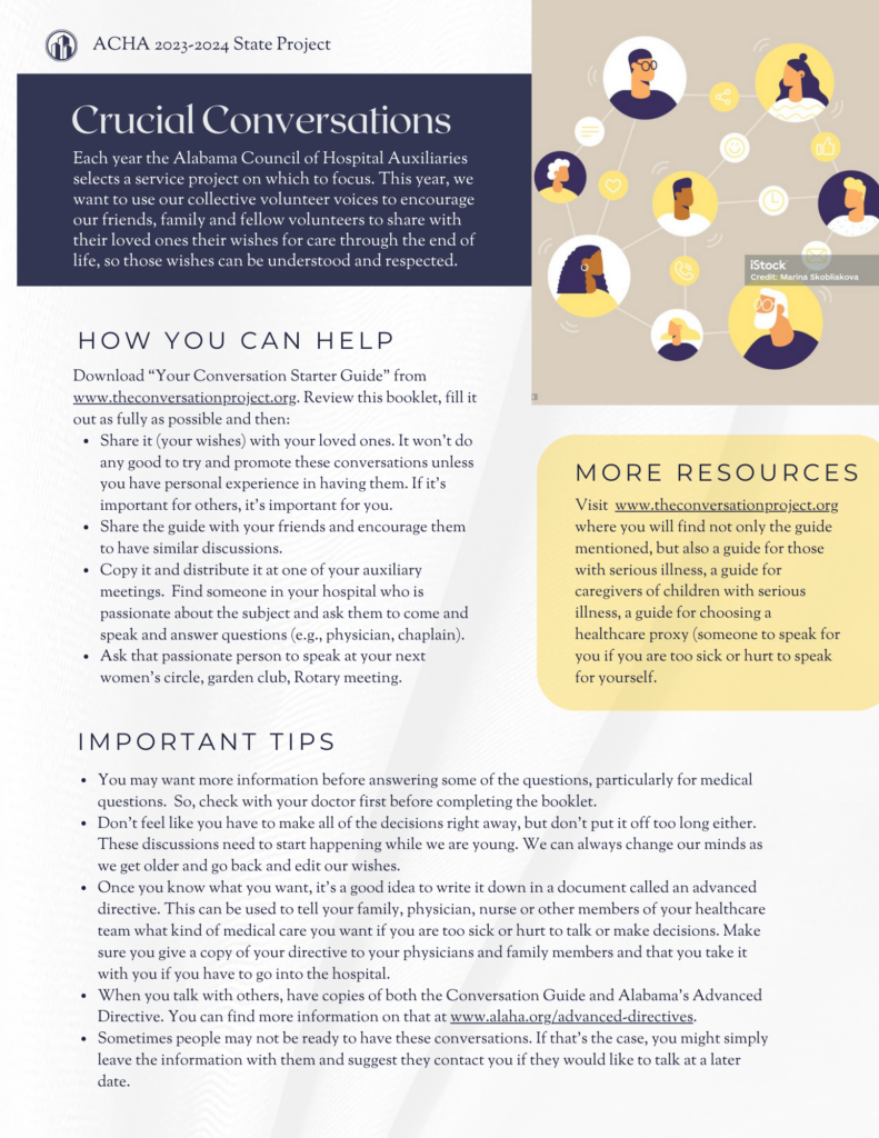 Alabama Council of Hospital Auxiliaries (ACHA) - Alabama Hospital ...